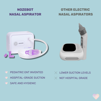 NozeBot Battery-Powered Baby Nasal Aspirator | Dr. Noze Best
