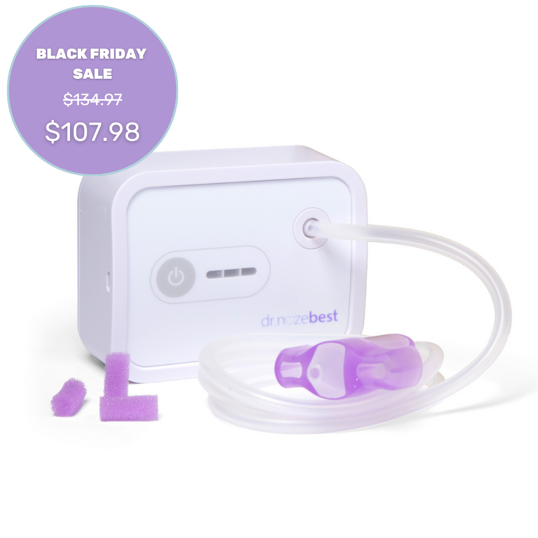 NozeBot Battery-Powered Baby Nasal Aspirator | Dr. Noze Best