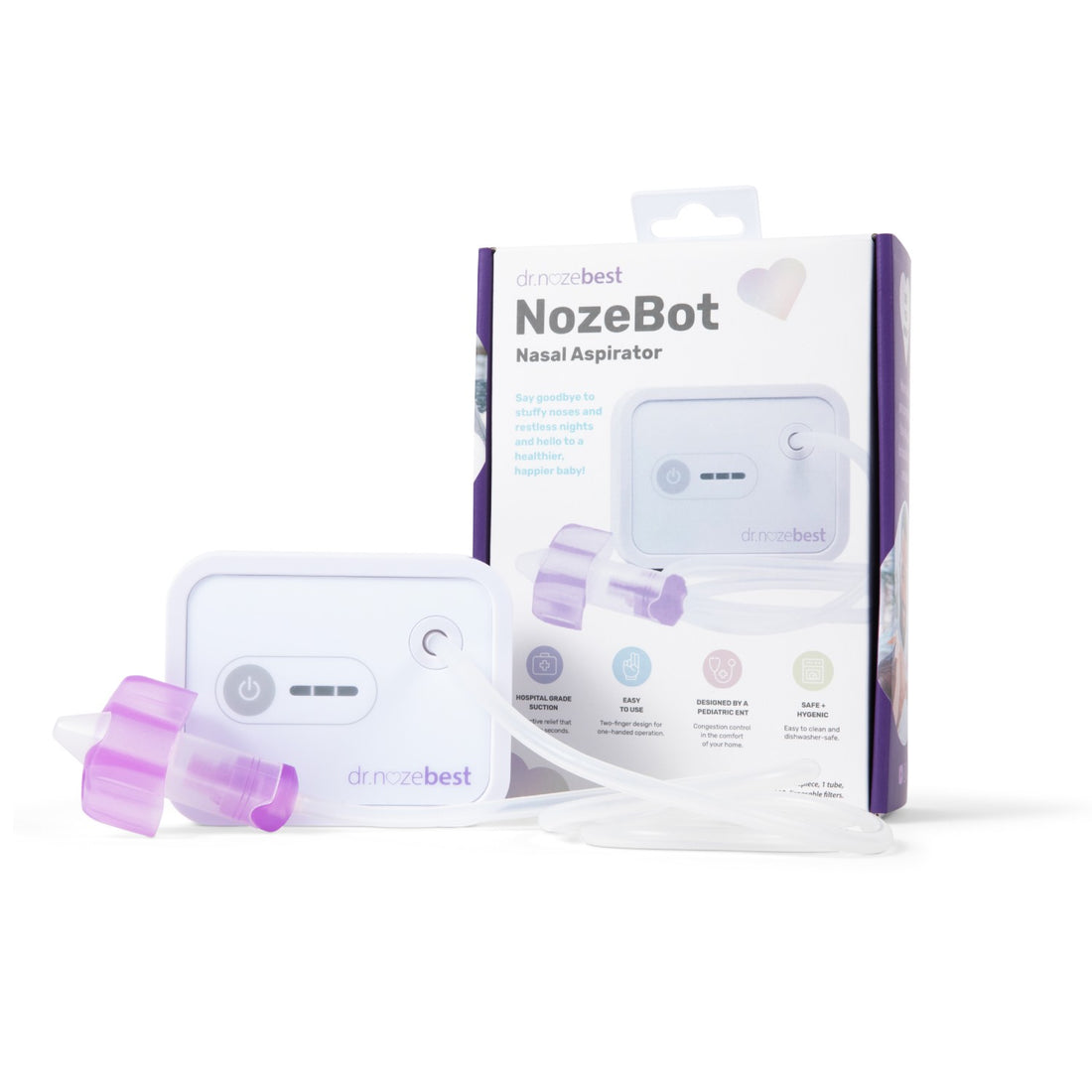 NozeBot® Battery-Powered Baby Nasal Aspirator | Dr. Noze Best